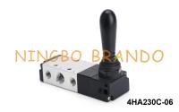 China 4HA230C-06 Airtac Type Manual Air Directional Control Valve 5/3 Way for sale