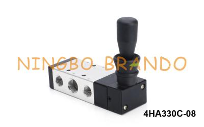 China 4HA330C-08 Airtac Type Manual Directional Air Valve 5/3 Way for sale