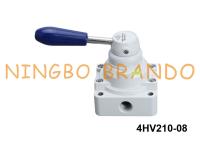 China 4HV210-08 Airtac Type 4/2 Way Rotary Hand Lever Valve Pneumatic for sale
