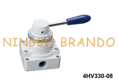 China 4HV330-08 Airtac Type Hand Lever Operated Directional Valve 4/3 Way for sale