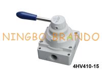 China 4HV410-15 Airtac Type Rotary Lever Hand Valve 4/2 Way 1/2'' for sale