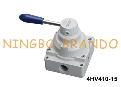 China 4HV410-15 Airtac Type Rotary Lever Hand Valve 4/2 Way 1/2'' for sale