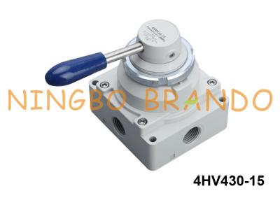 China 4HV430-15 Airtac Type 4/3-Way Hand-Lever Valve With Shut Off Position for sale