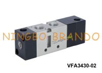 China VFA3430-02 SMC Type Double Air Operated Pilot Valve 5 Way 3 Position for sale