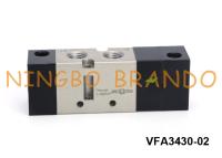 China VFA3430-02 SMC Type Double Pneumatic Pilot Valve 5 Way 3 Position for sale