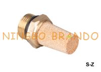China Brass Pneumatic Solenoid Valve Silencer Muffler 1/8'' 1/4'' 3/8'' 1/2'' for sale