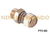 China Brass Adjustable Pneumatic Air Silencer Muffler 1/8'' 1/4'' 3/8'' 1/2'' for sale