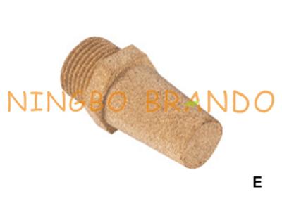 China Sintered Bronze Air Cylinder Pneumatic Valve Silencer Muffler 1/4'' for sale