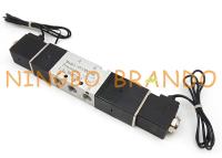 China 4V130C-06 1/8'' 5/3 Way Flying Leads Type Pmeumatic Solenoid Valve for sale