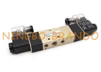 China 4V230C-08 1/4'' Double Coil 5/3 Way Closed Center Pneumatic Solenoid Valve for sale