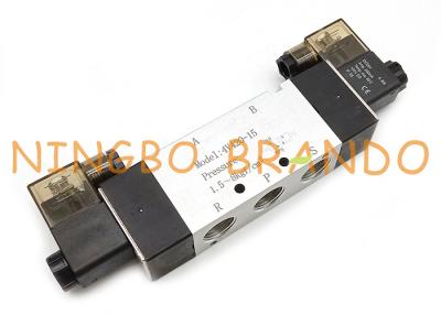 China 4V420-15 1/2'' DIN Connetcor Double Solenoid 5/2 Way Pneumatic Valve for sale