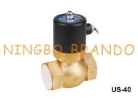 China 2L-40 US-40 Uni-D Type Steam Brass Solenoid Valve 1 1/2'' 24V 220V for sale