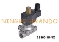 China 2S160-15-NO 1/2'' 2 Way NO Stainless Steel Water Solenoid Valve 24V 220V for sale