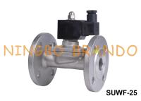 China SUWF-25 1'' Flange Mounted Stainless Steel Solenoid Valve 24V 220V for sale