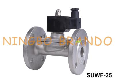 China SUWF-25 1'' Flange Mounted Stainless Steel Solenoid Valve 24V 220V for sale