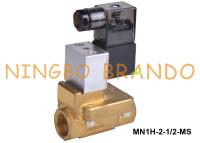 China MN1H-2-1/2-MS 161728 Festo Type Brass Solenoid Valve 1/2'' 24V DC for sale