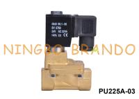 China PU225A-03 Shako Type 3/8'' Brass Solenoid Valve 24VDC 110VAC 220VAC for sale