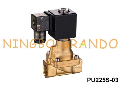 China PU225S-03 Shako Type 3/8'' Brass Steam Solenoid Valve 24V 110V 220V for sale