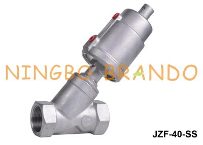 China 1 1/2'' DN40 Pneumatically Operated 2/2 Way Angle Seat Valve for sale