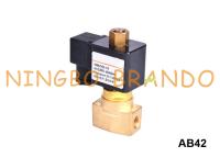 China AB42 CKD Type 2 Way NO Brass Solenoid Valve 1/8'' 1/4'' 3/8'' 1/2'' for sale