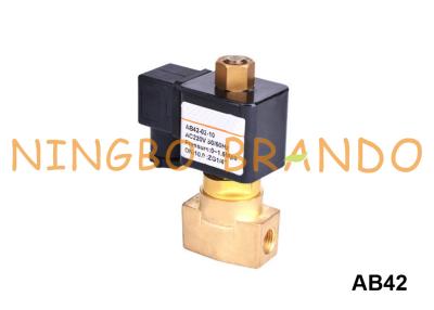 China AB42 CKD Type 2 Way NO Brass Solenoid Valve 1/8'' 1/4'' 3/8'' 1/2'' for sale