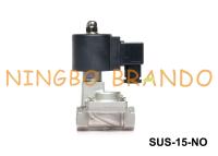 China 1/2'' 2 Way Normally Open Stainless Steel Solenoid Valve 24V 220V for sale