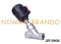 China 3/4'' 2/2 Way Pneumatic Angle Seat Valve Stainless Steel for sale
