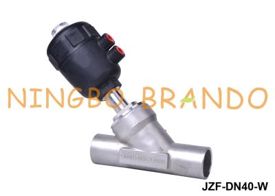 China 1 1/2'' Welded Air Actuated Angle Seat Valve Pneumatic DN40 for sale