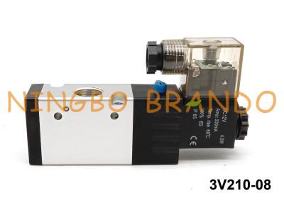 China 3V210-08 Airtac Type Pneumatic Solenoid Valve 3/2 Way 1/4'' 12V DC for sale