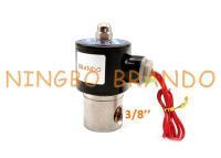 China 2S040-10 SUS-10 3/8 Inch Normally Closed SS 304 Solenoid Valve for sale