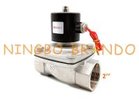 China 2S500-50 SUW-50 2/2 Way NC 2'' Flow Control SS304 Solenoid Valve for sale