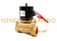China UW-35 2W350-35 1-1/4 Inch Brass Flow Control Brass Solenoid Valve for sale