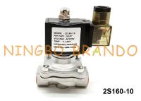 China 2S160-10 3/8 Inch 2 Way NC Solenoid Valve Stainless Steel 24V 220V for sale