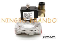 China 2S250-25 1 Inch Stainless Steel Electric Solenoid Valve 24VDC 220VAC for sale
