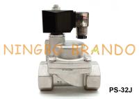 China 1 1/4'' Stainless Steel Steam Electric Solenoid Valve 12V 24V 110V 220V for sale