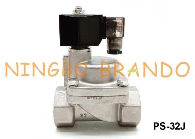 China 1 1/4'' Stainless Steel Steam Electric Solenoid Valve 12V 24V 110V 220V for sale