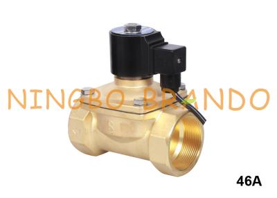 China 2'' Water Fountain Brass Solenoid Valve Underwater Waterproof IP68 for sale