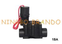 China Plastic Irrigation Water Solenoid Valve 3/4'' 1'' 12VDC 24VDC 24VAC for sale