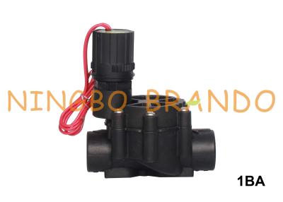 China Plastic Irrigation Water Solenoid Valve 3/4'' 1'' 12VDC 24VDC 24VAC for sale