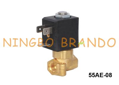 China Espresso Coffee Maker Spare Parts Brass Solenoid Valve 2 Way 24V 220V for sale
