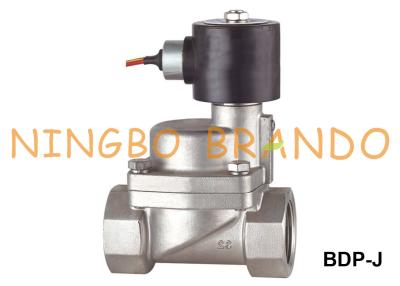 China 1 1/4'' 1 1/2'' 2'' High Pressure Stainless Steel Solenoid Valve 30 Bar for sale