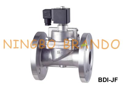 China 100bar Water Air Stainless Steel High Pressure Solenoid Valve 24V 220V for sale