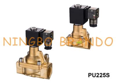 China Shako Type PU225S Series Steam Brass Solenoid Valve 3/8'' 1/2'' 3/4'' 1'' for sale