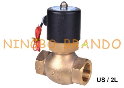 China 2L Series Steam Brass Solenoid Valve 1/2'' 3/4'' 1'' 1 1/4'' 1 1/2'' 2'' for sale
