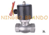 China 2L Series Steam Stainless Steel Solenoid Valve 1/2'' 3/4'' 1'' 1.5'' 2'' for sale