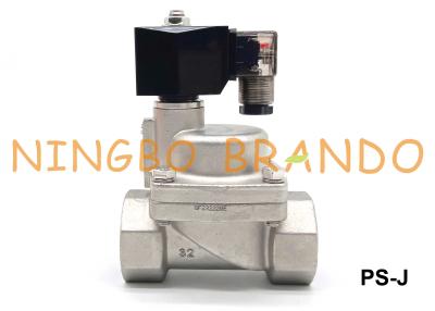 China 24V 220V Stainless Steel SS304 Steam Solenoid Valve 1 1/4'' 1 1/2'' 2'' for sale