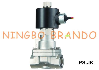 China Normally Open Stainless Steel Steam Solenoid Valve 3/8'' 1/2'' 3/4'' 1'' for sale