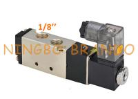 China 4V110-06 1/8'' Inch Single Coil 5/2 Way Pneumatic Solenoid Valve for sale
