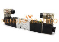 China 4V130C-06 5 Way 3 Position Closed Center Pneumatic Solenoid Valve for sale