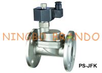 China 1.5'' 2'' 3'' Flanged Stainless Steel Steam Solenoid Valve Normally Open for sale